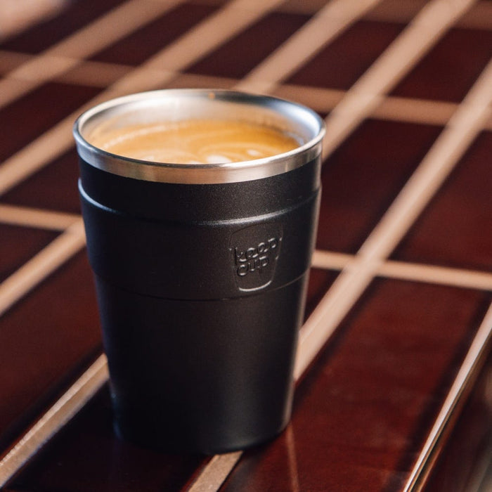 KeepCup Thermal 12oz Black | Insulated Steel Coffee Cup USA